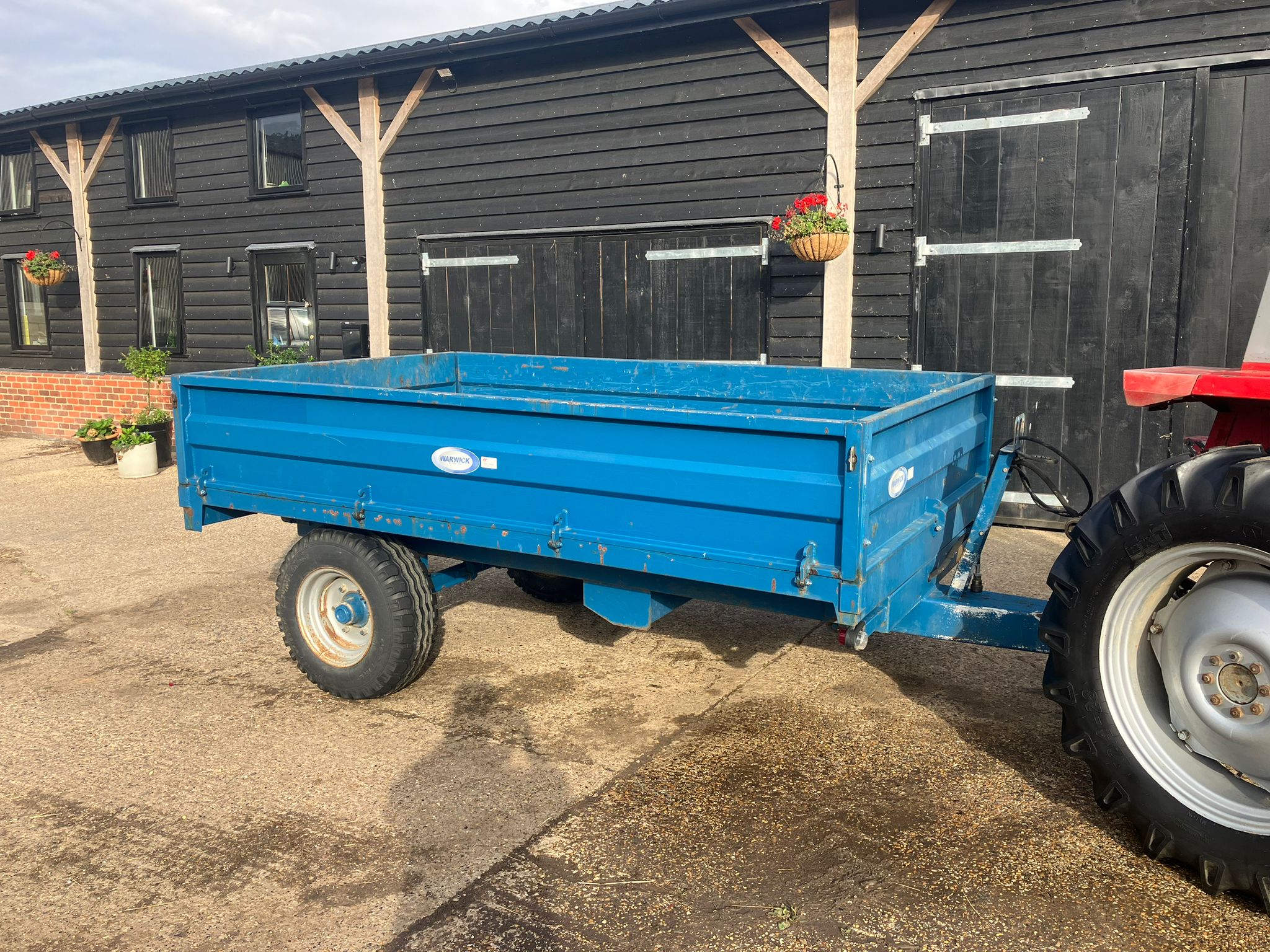 Other – Warwick 4t tonne dropside tipping trailer – Cranmore Tractors