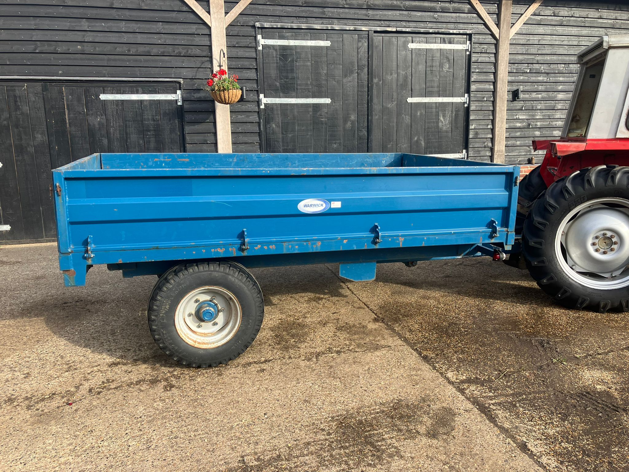Other – Warwick 4t tonne dropside tipping trailer – Cranmore Tractors