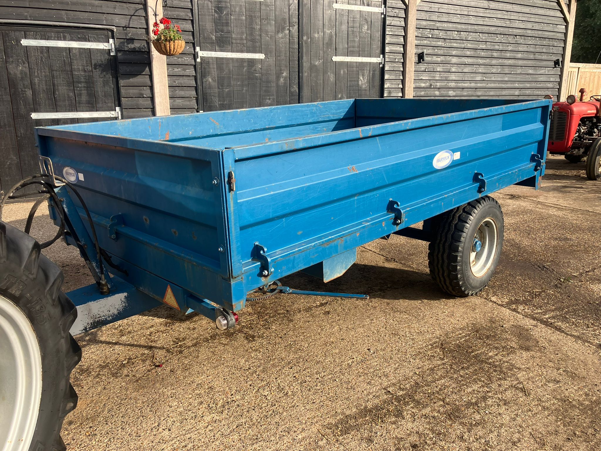 Other – Warwick 4t tonne dropside tipping trailer – Cranmore Tractors